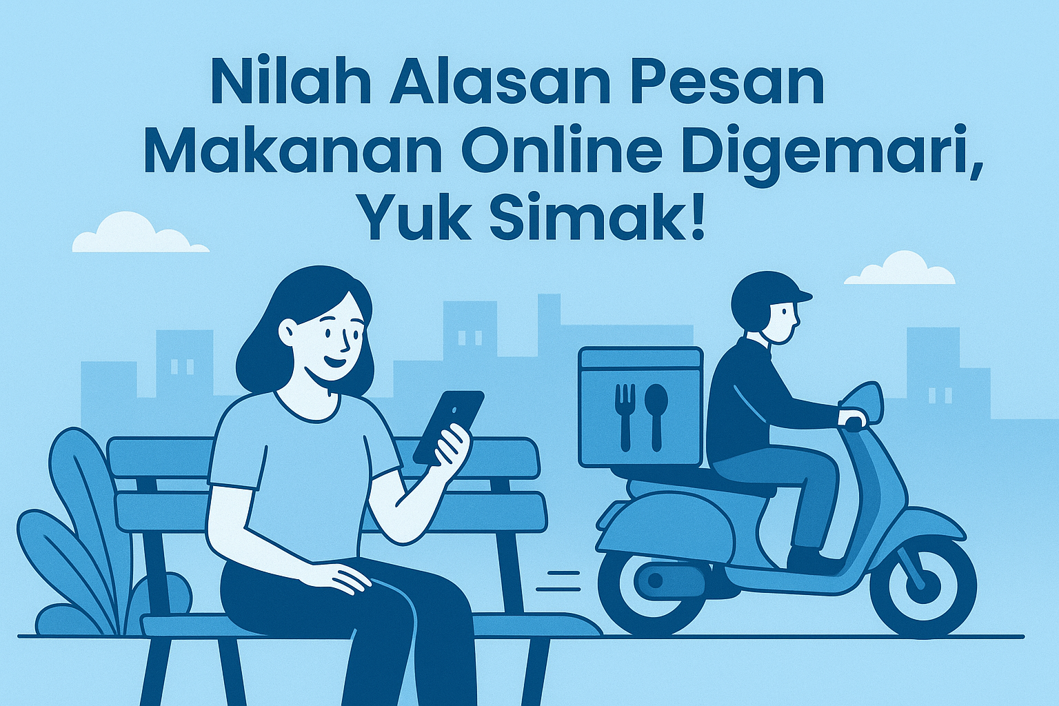 Inilah Alasan Pesan Makanan Online Digemari, Yuk Simak! - Herlita Digital