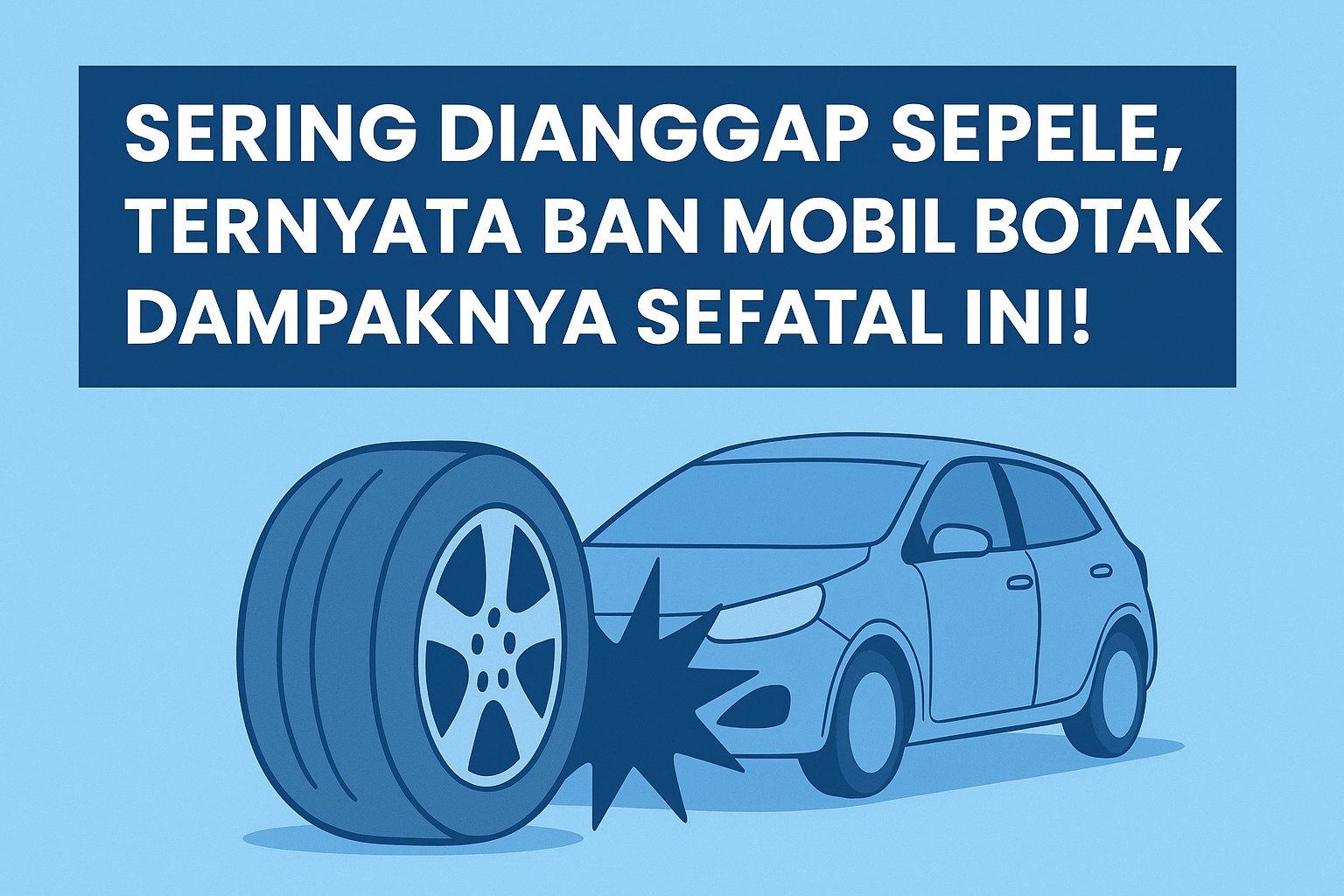 Sering Dianggap Sepele, Ternyata Ban Mobil Botak Dampaknya Sefatal Ini ...